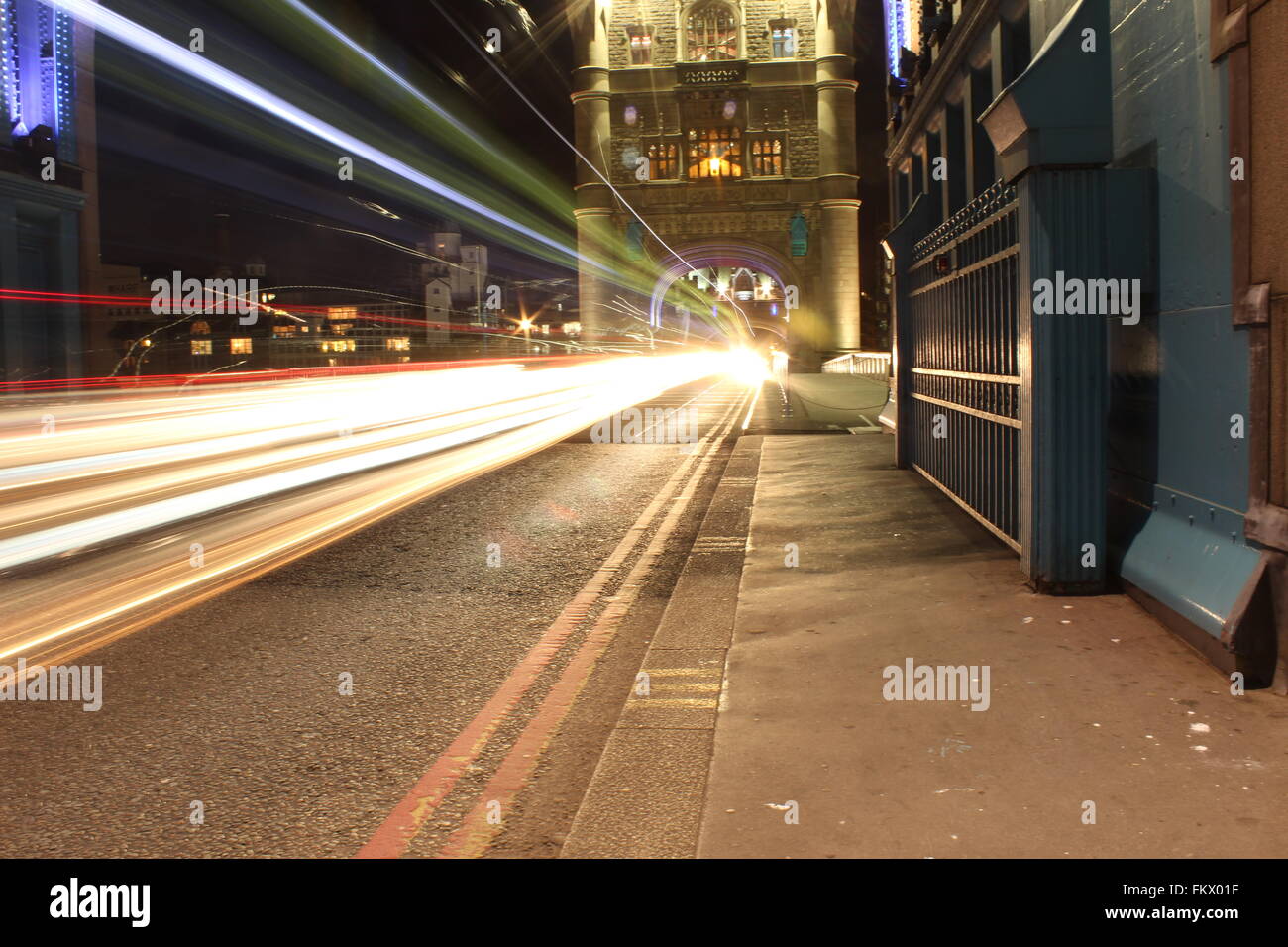 Shutter speed Photography on tower Bridge Stock Photo - Alamy