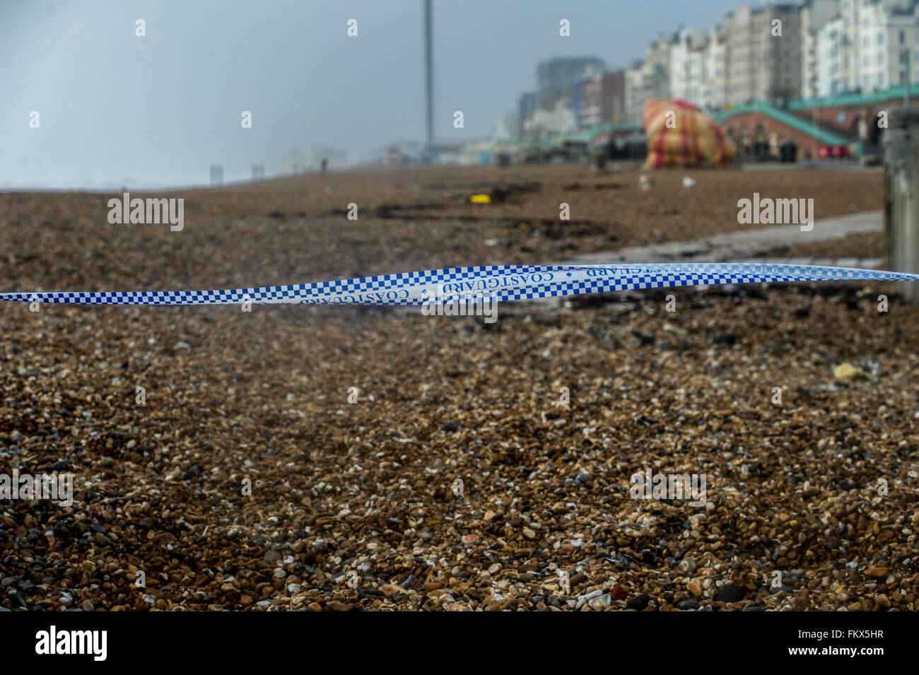 People take to the beach as Storm Imogen lashes Brighton Beach with ...