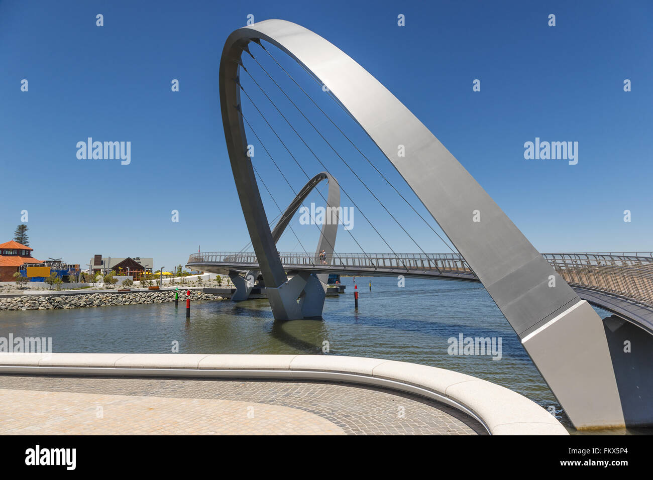 Elizabeth Quay in Perth Stock Photo - Alamy