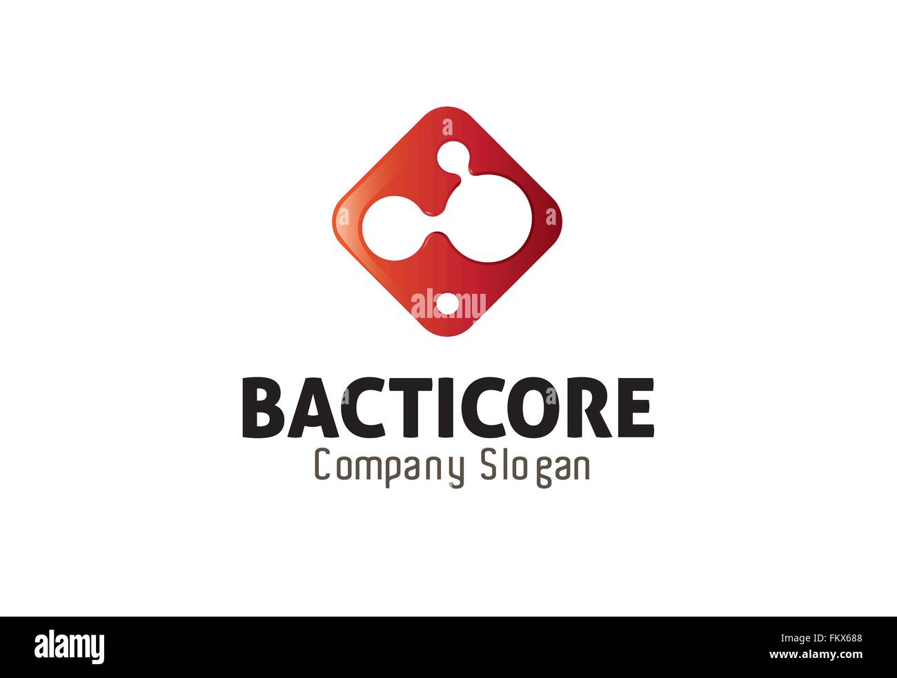 Bacteria Molecular symbol logo design Abstract Design Stock Vector ...