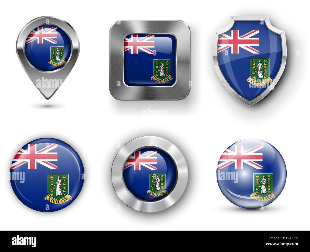 British virgin islands map flag hi-res stock photography and images - Alamy