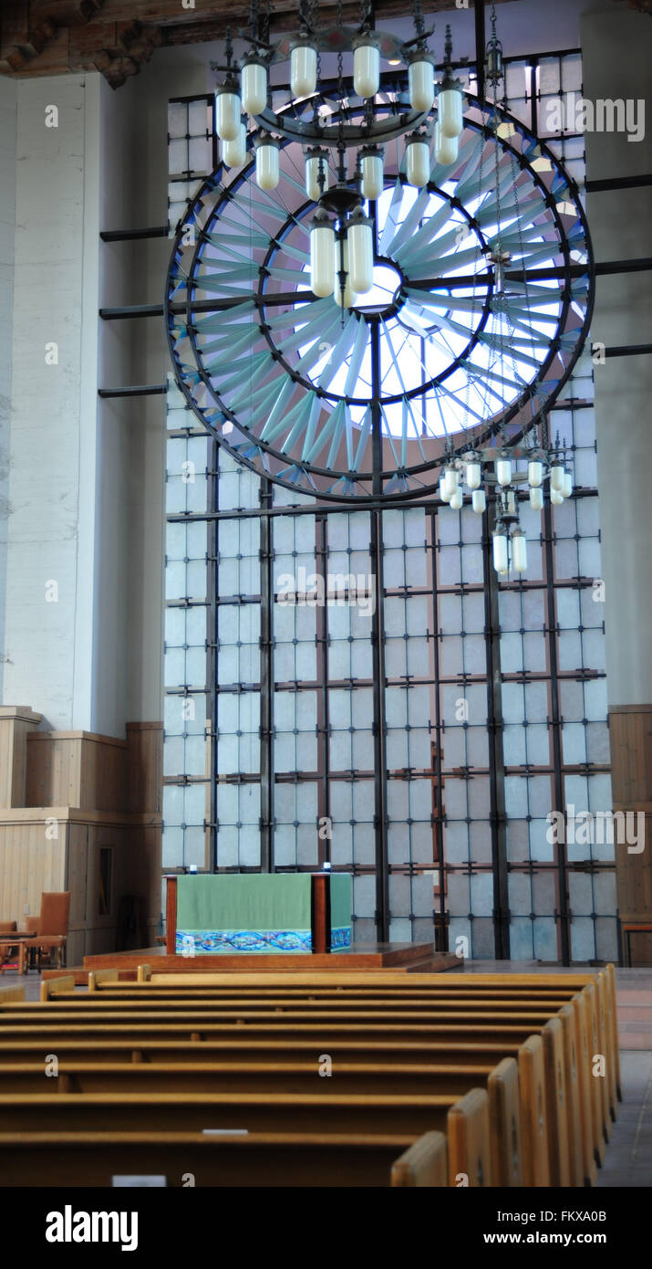 Church interior displayed Stock Photo - Alamy