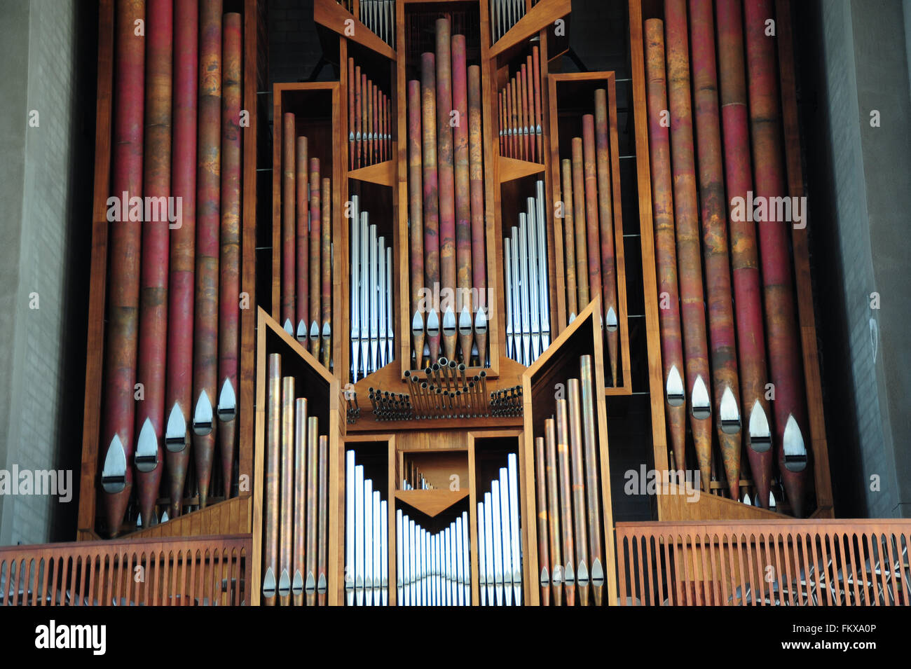 Church organ interior Stock Photo - Alamy