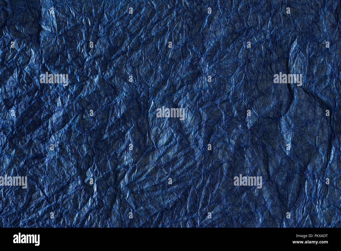 Blue paper sheet texture background, like self made. Crease pattern ...