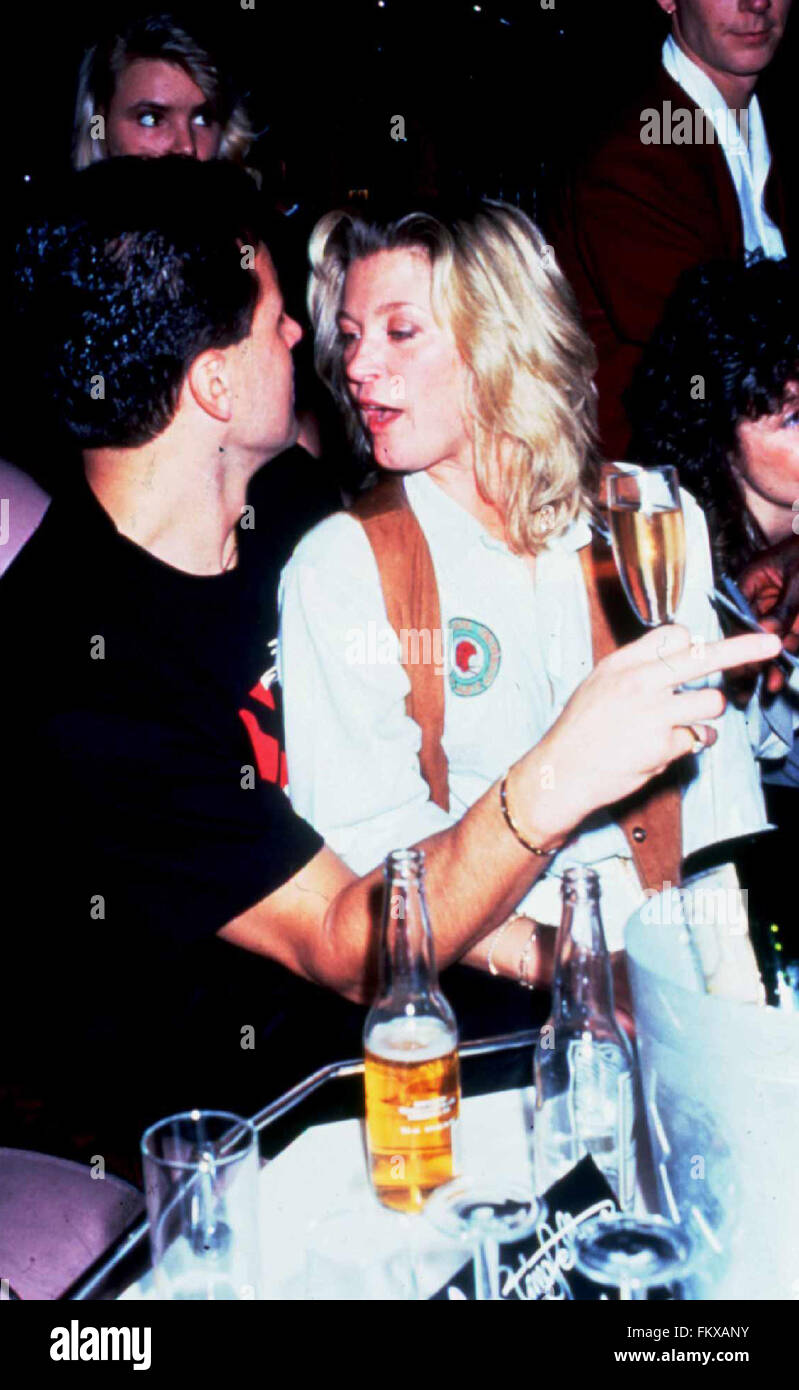 London. UK. LIBRARY: Early 1990s. Geoff Knights, Gillian Taylforth. at ...