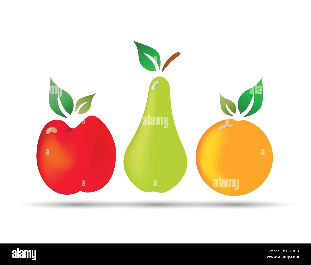 Cute pear Stock Vector Images - Alamy