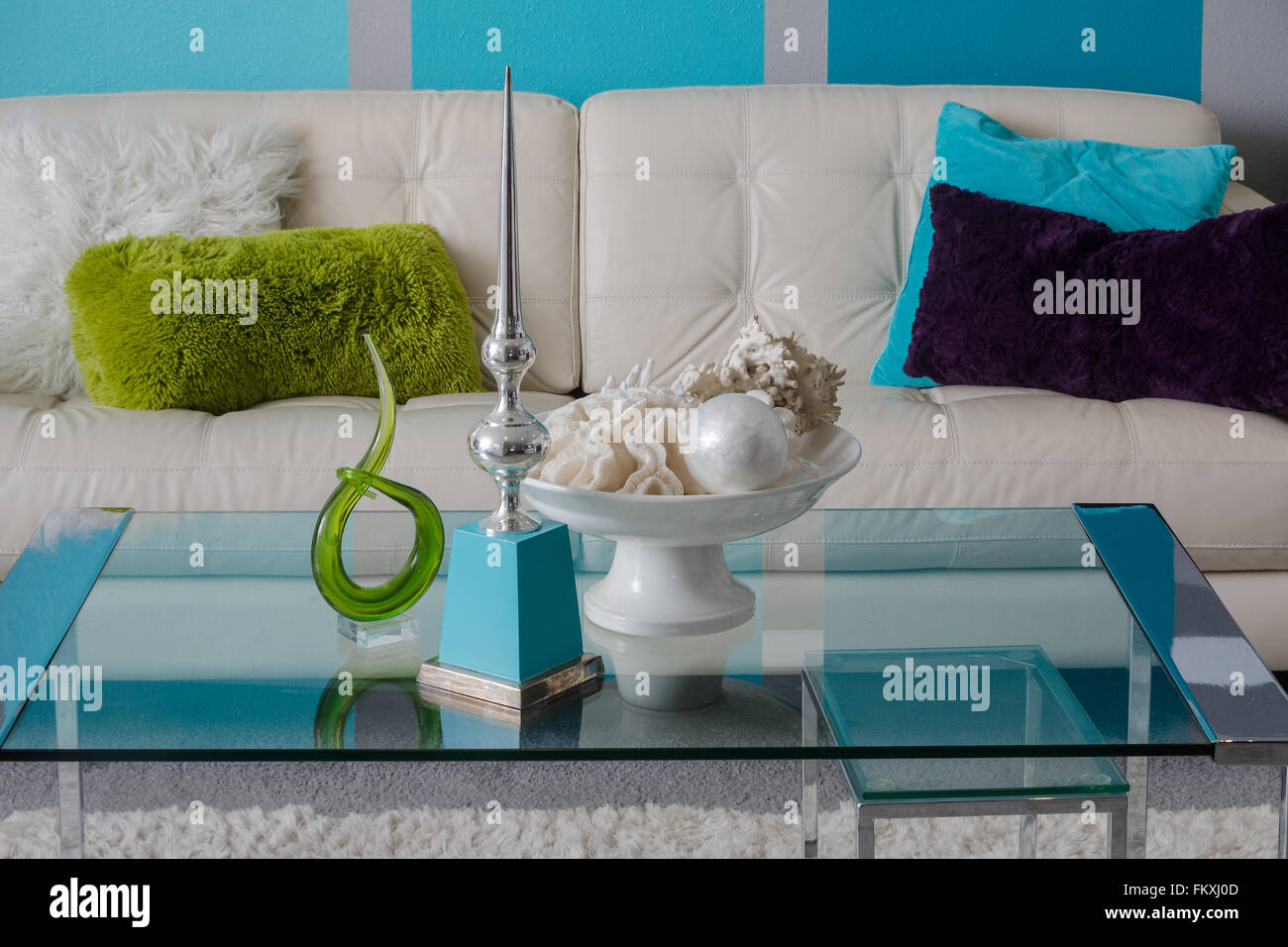 Modern living room close up hi-res stock photography and images - Alamy