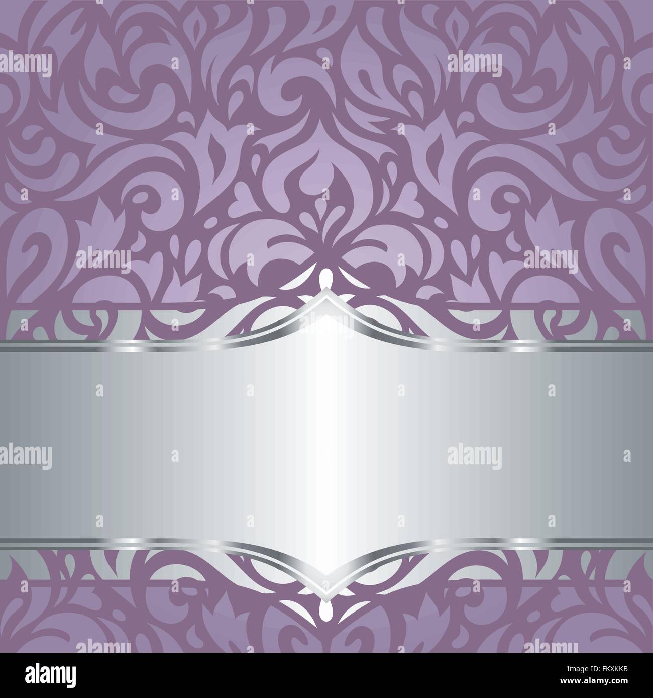 Floral Violet vector wedding retro vintage decorative wallpaper ...