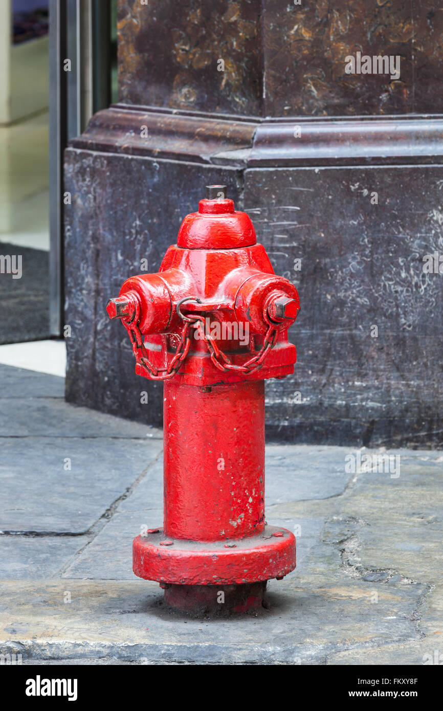 fire hydrant on a city street Stock Photo - Alamy