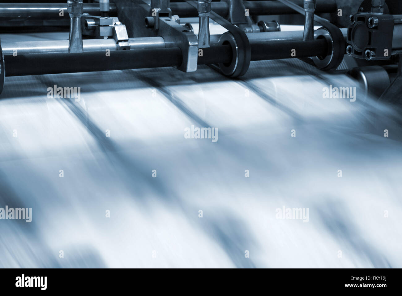 printing process in a modern printing house Stock Photo - Alamy
