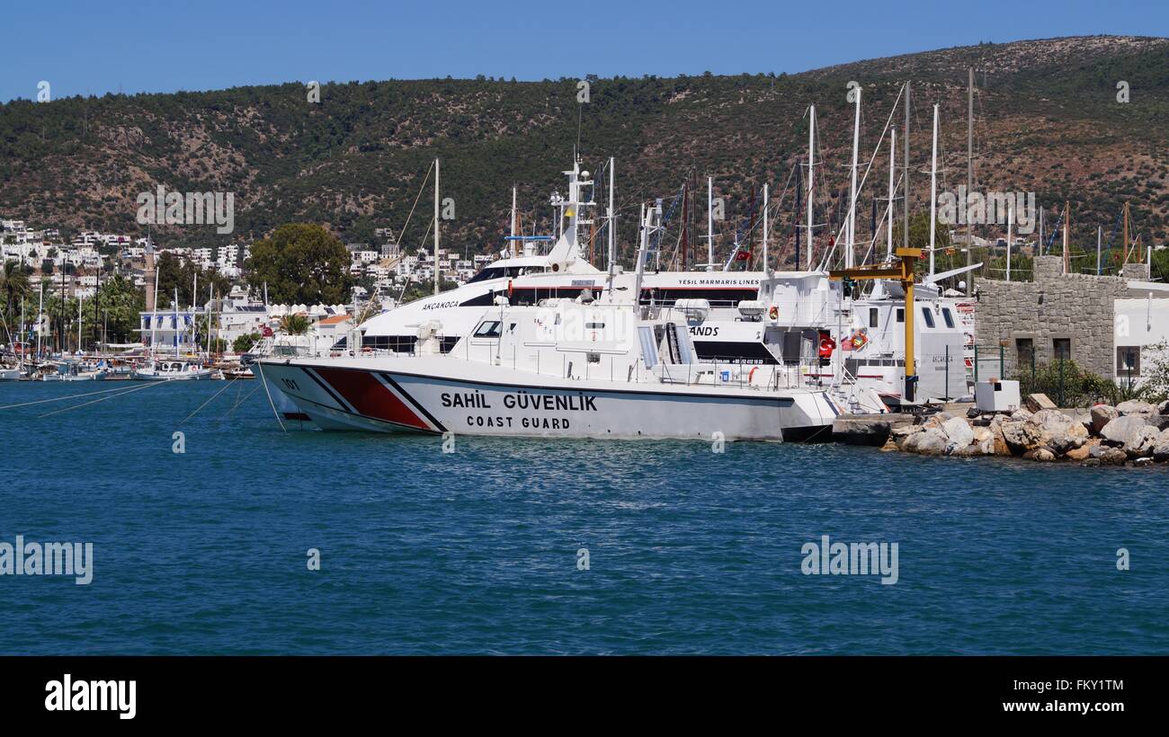 Turkish coast guard boat hi-res stock photography and images - Alamy