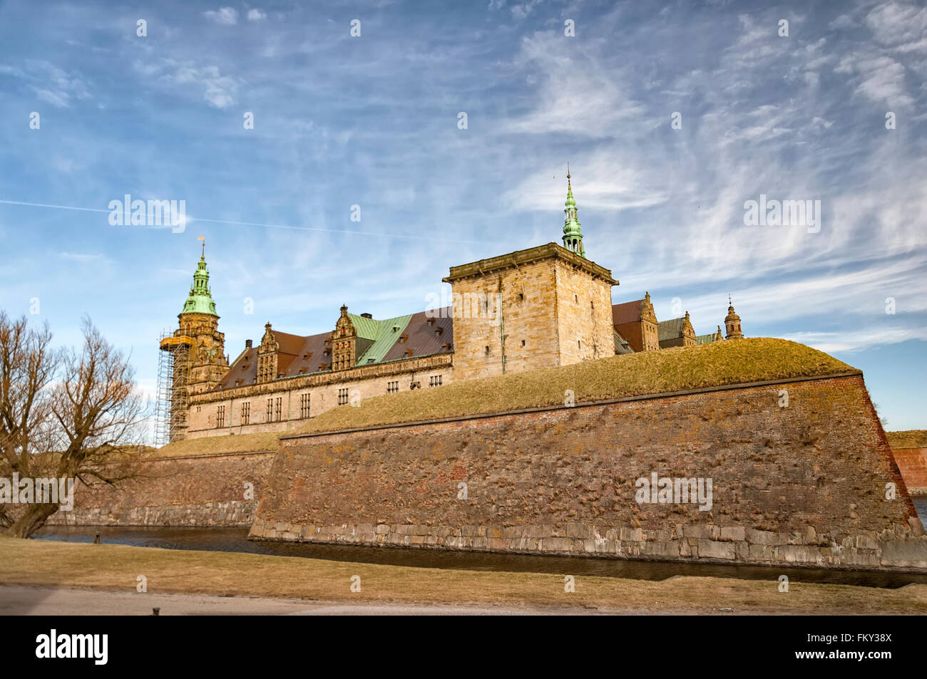 Kronborg castle made famous by William Shakespeare in his play about ...