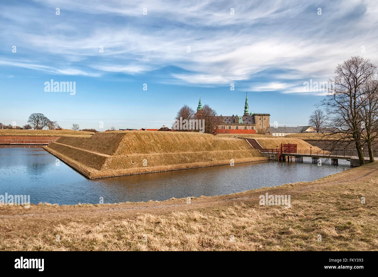 Kronborg castle made famous by William Shakespeare in his play about ...