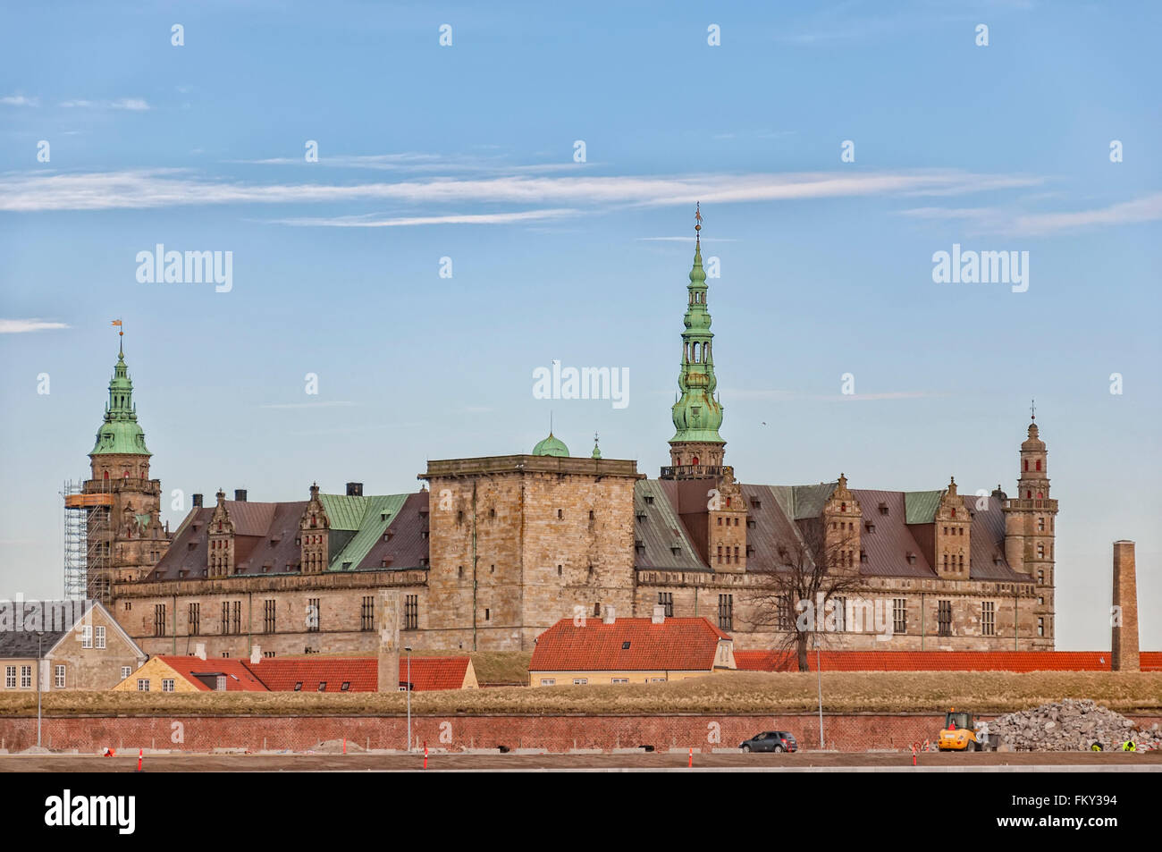 Kronborg castle made famous by William Shakespeare in his play about ...