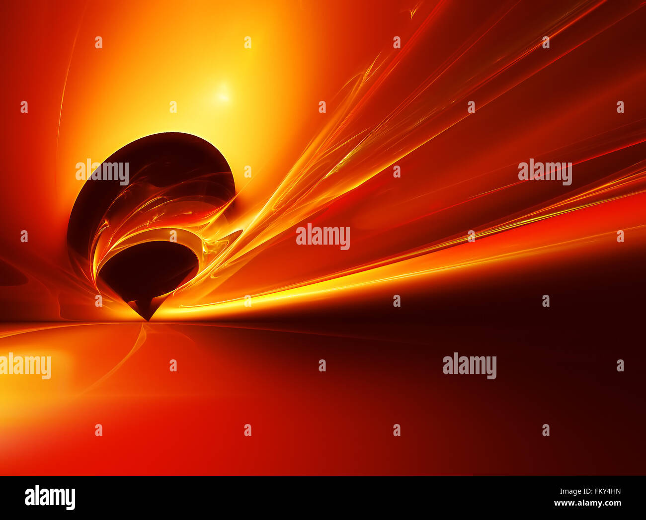 Abstract brightly fiery futuristic background hi-res stock photography ...