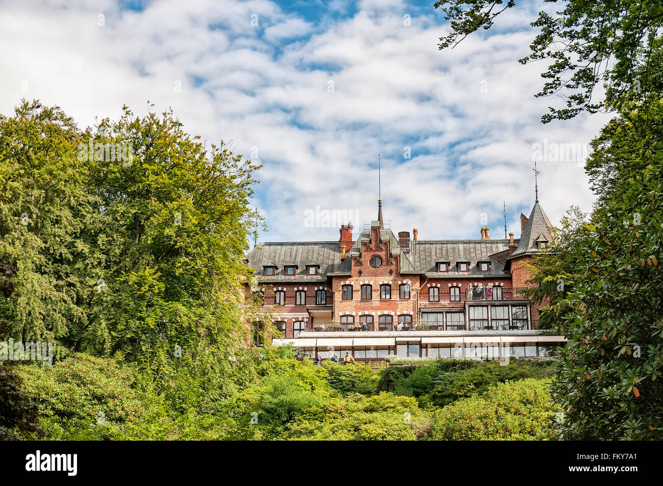 Sofiero slott is a castle in Helsingborg Municipality, Scania, in ...