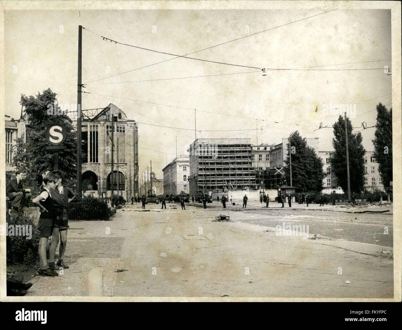 1953 - Demonstrations and riots in East - Berlin - Soviet Occupation ...
