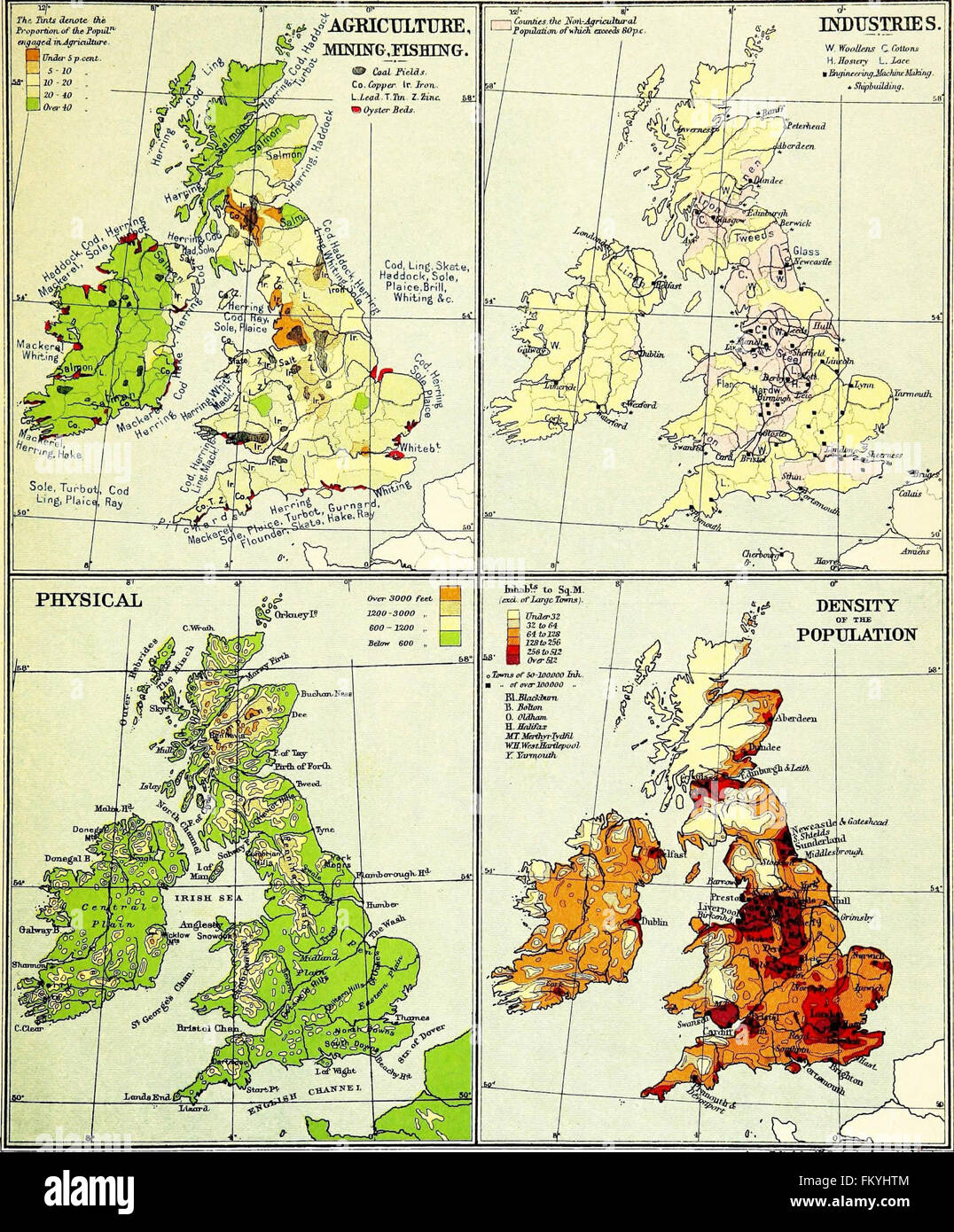 20th century commercial routes map hi-res stock photography and images ...