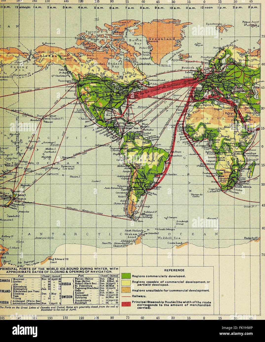 An atlas from 1913 detailing the economic and geographical landscape of ...
