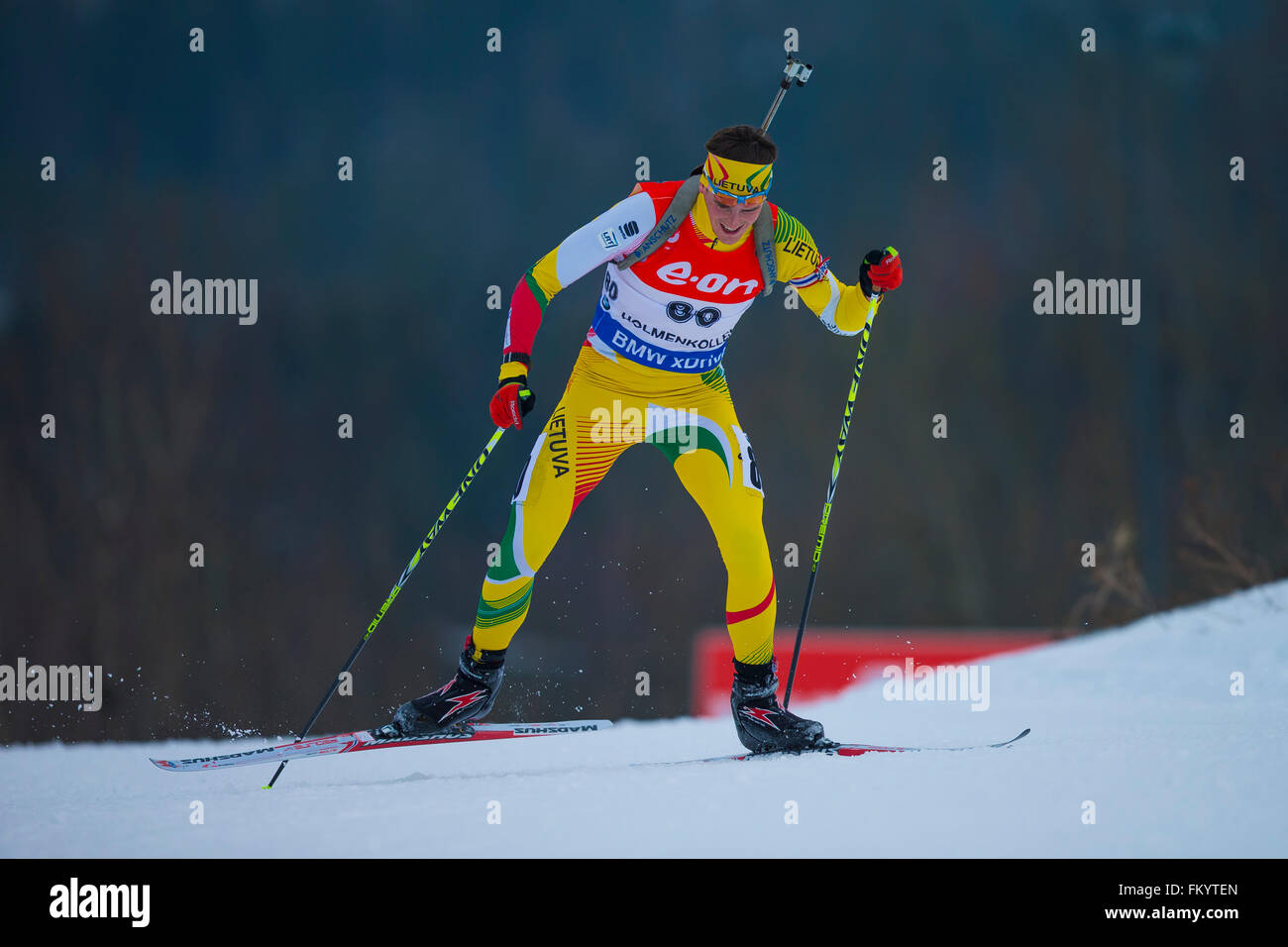 Holmenkollen, Oslo, Norway. 10th Mar, 2016. IBU Biathlon World ...
