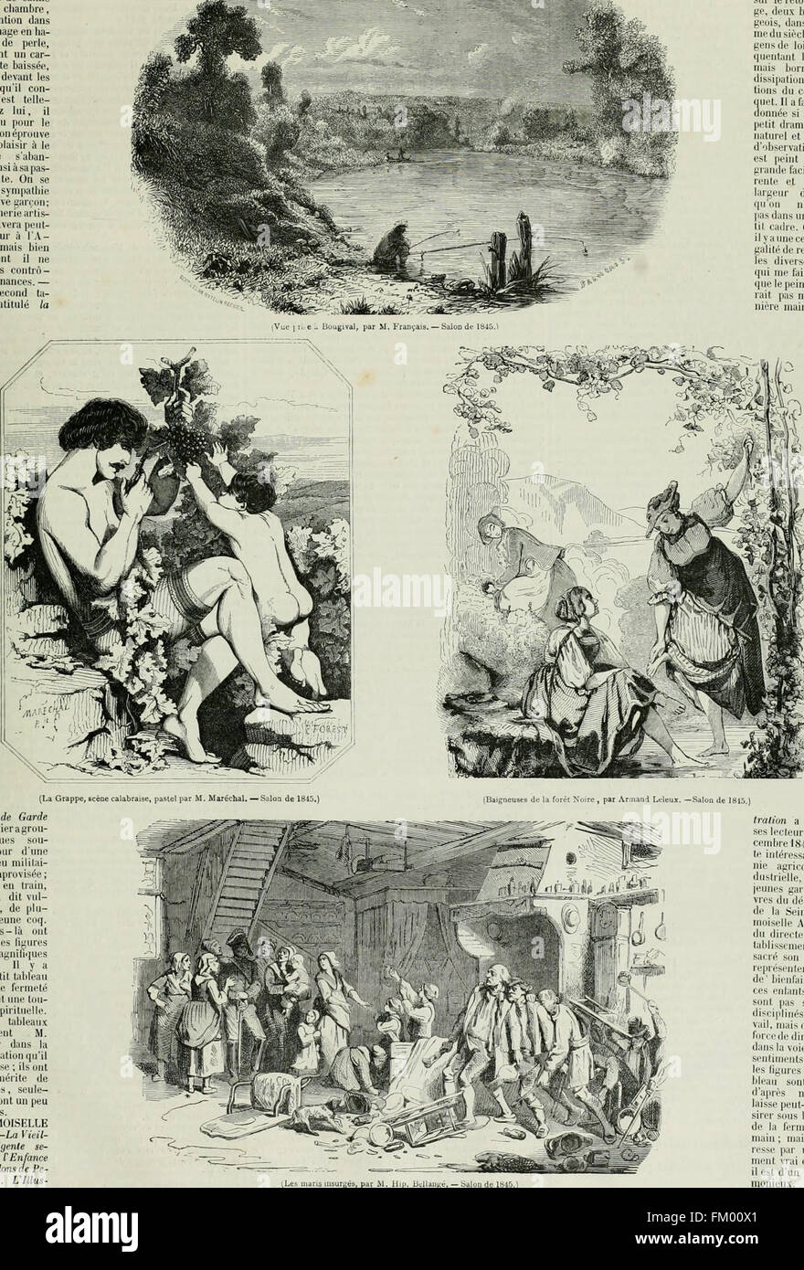 This 1843 French journal *L'illustration* covers a wide range of topics ...