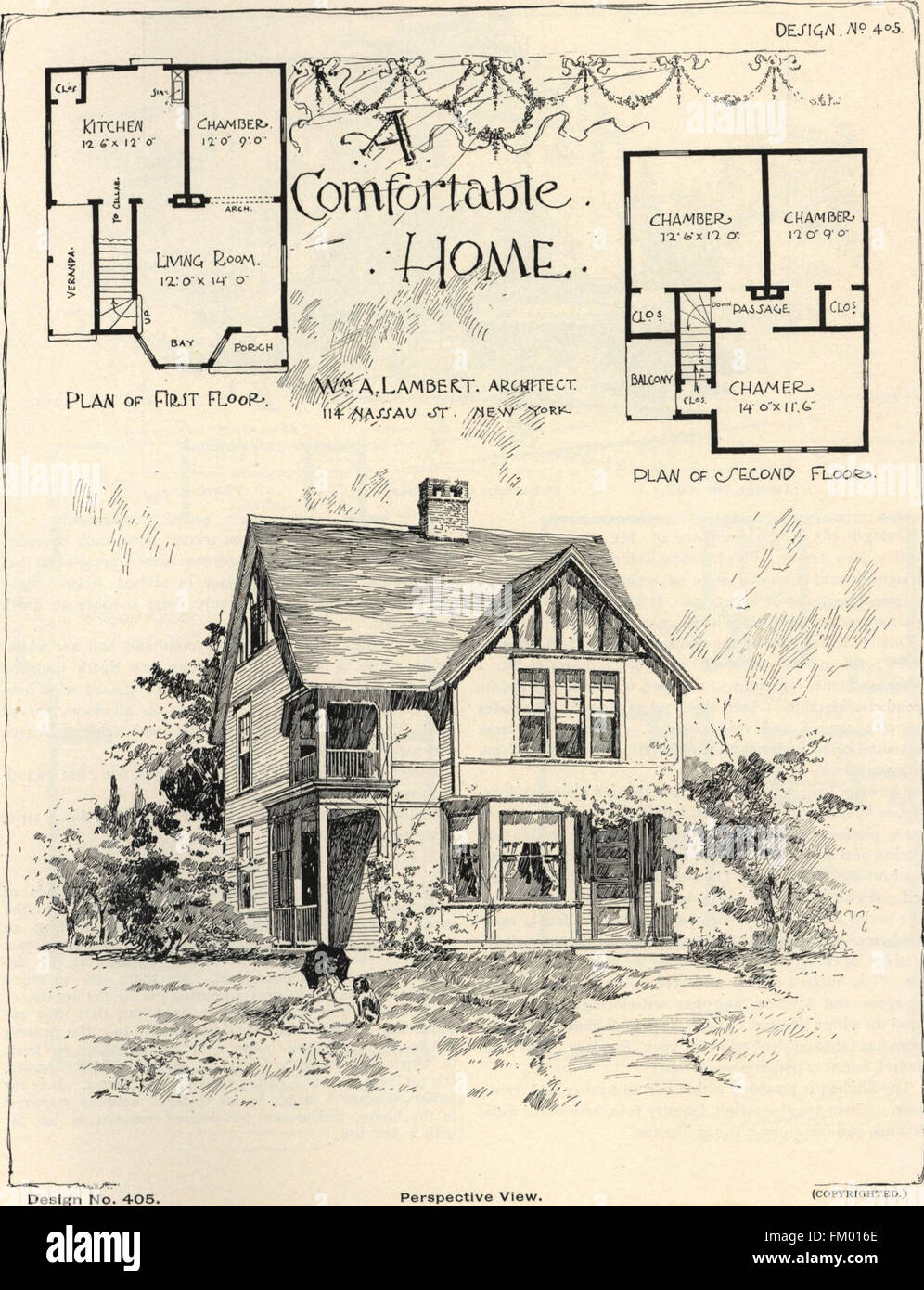 Lambert's Suburban Architecture, published in 1894, presents ...