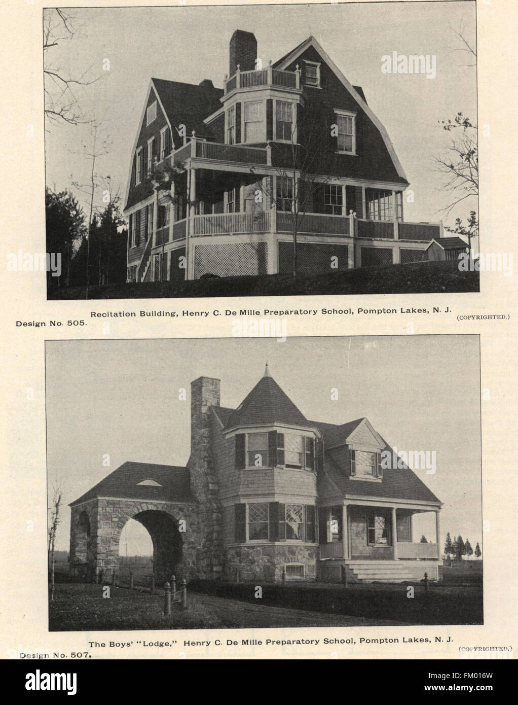 'Lambert's Suburban Architecture' (1894) presents architectural designs ...