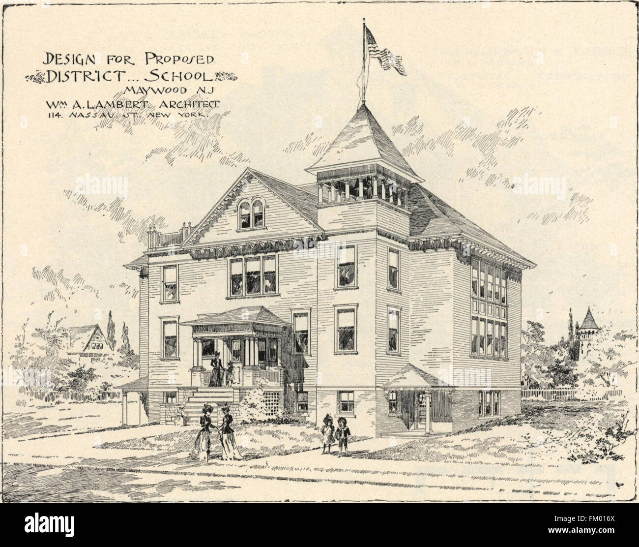 'Lambert's Suburban Architecture' (1894) presents architectural designs ...