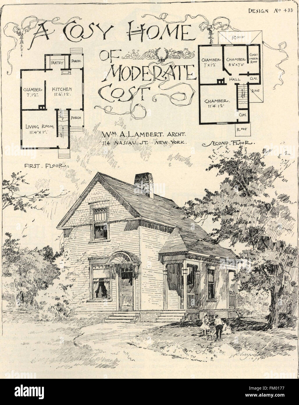 'Lambert's Suburban Architecture' (1894) explores architectural designs ...