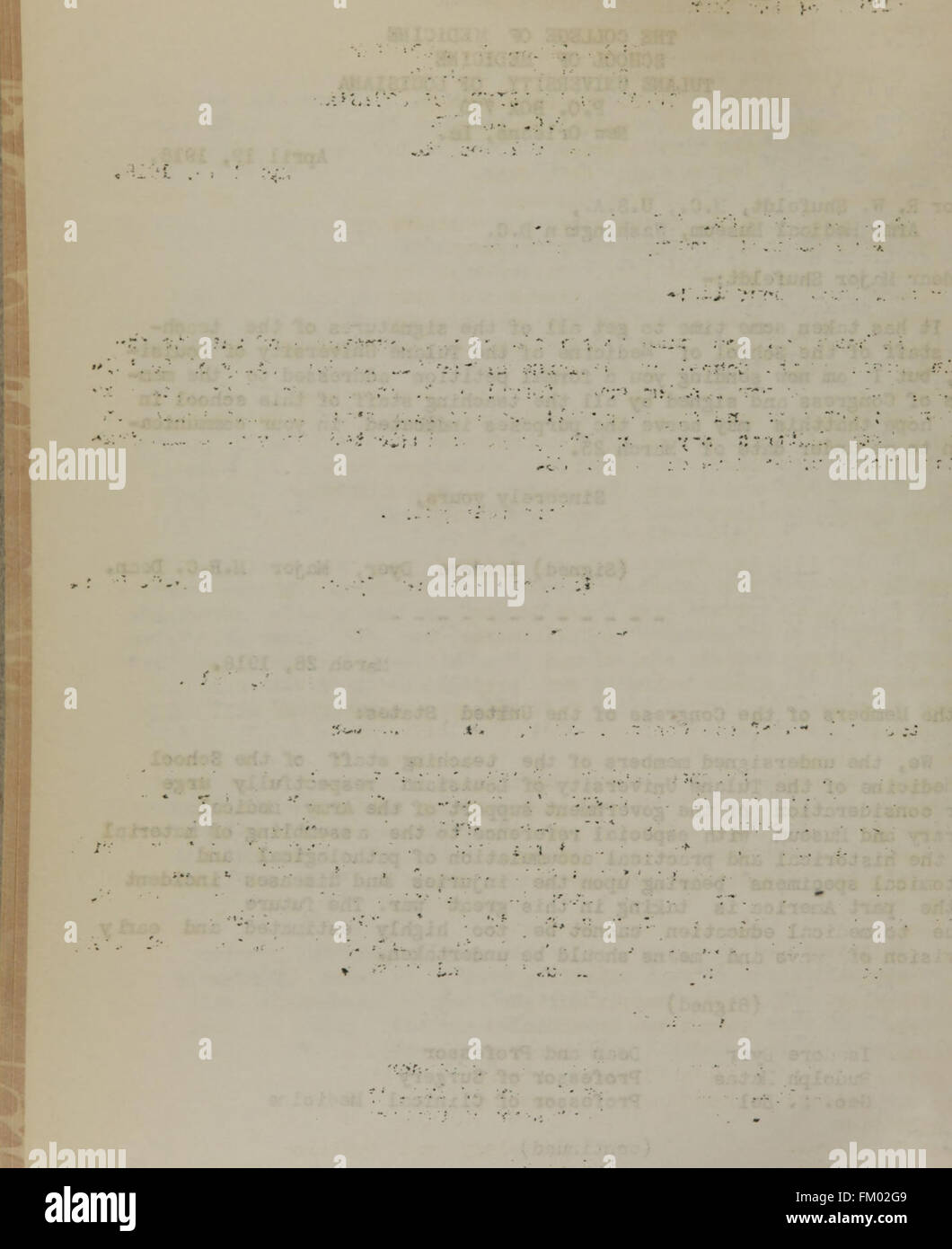 This document contains letters from prominent medical and surgical ...