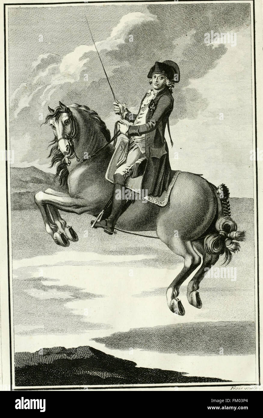 An 18th-century work on the noble art of horsemanship, presented to ...