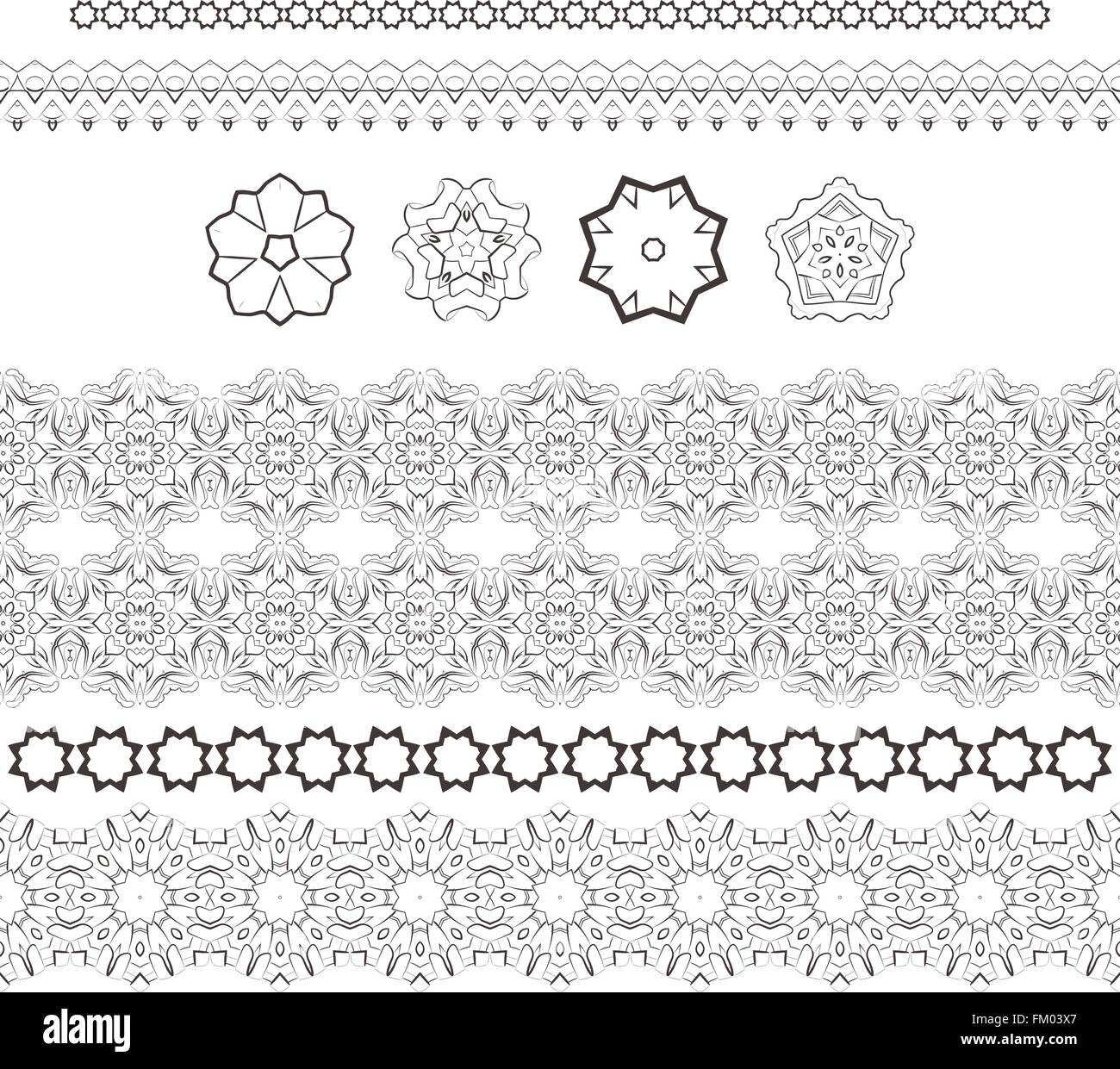 Single line rectangle border Stock Vector Images - Alamy