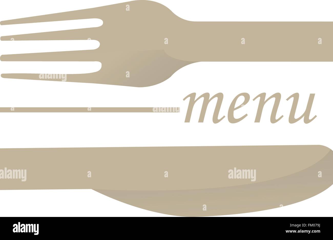 Isolated menu design on a colored background Stock Vector Image & Art ...