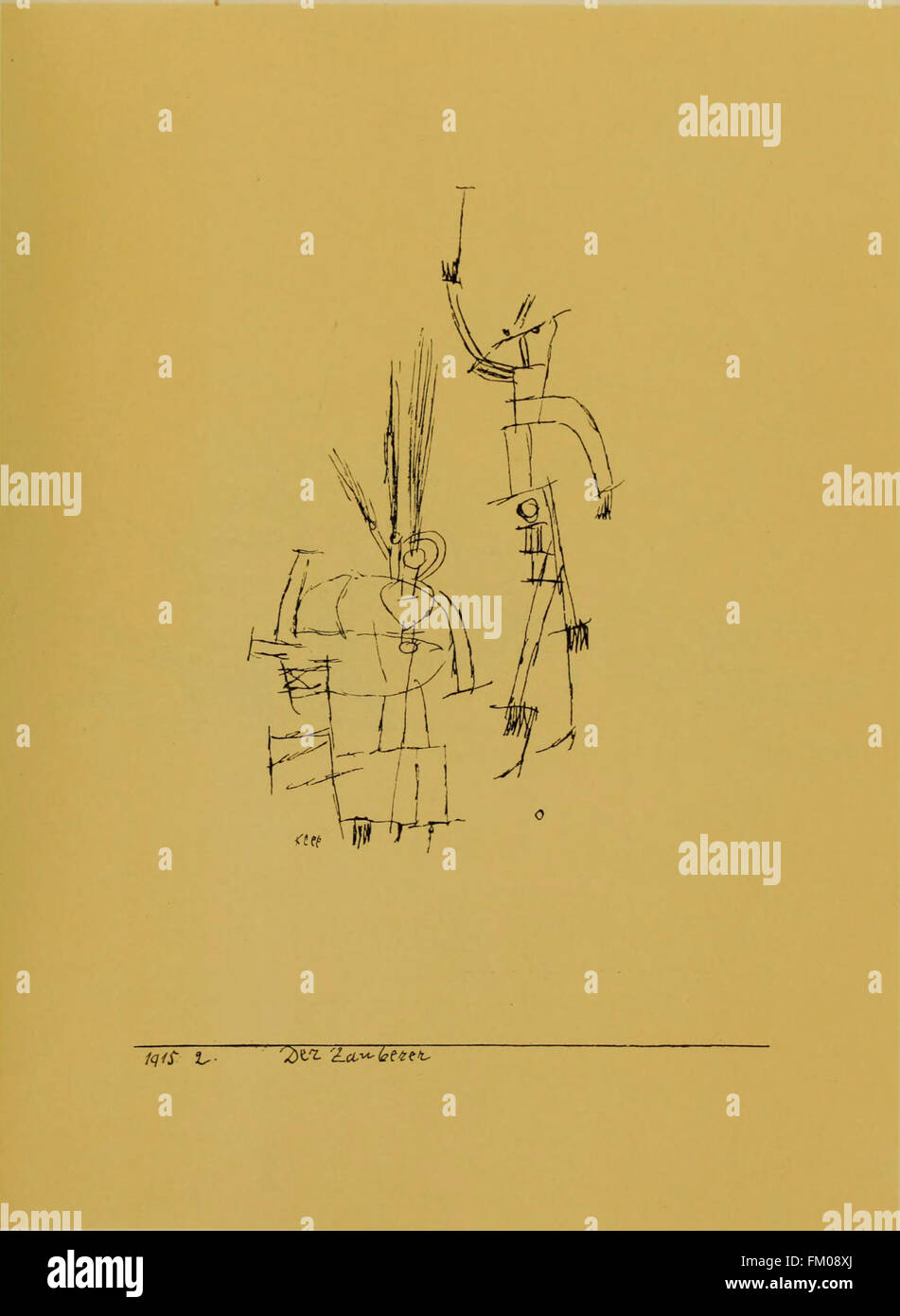 This 1916 artwork by Paul Klee showcases the artist's unique style ...