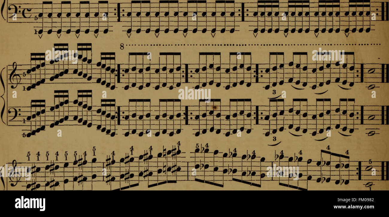 This 1869 publication explores the relationship between piano ...