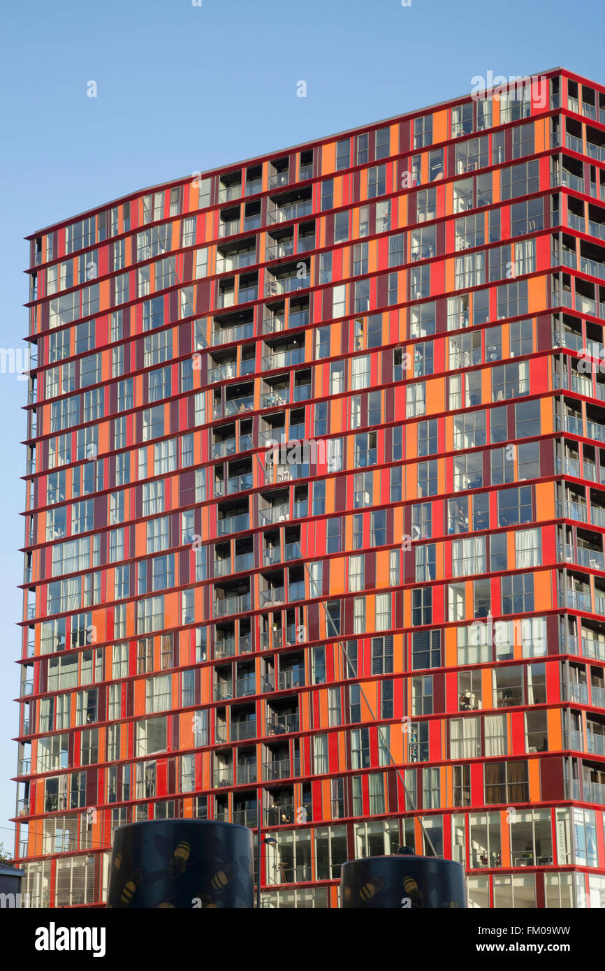 Apartment Block in Rotterdam; Holland Stock Photo - Alamy