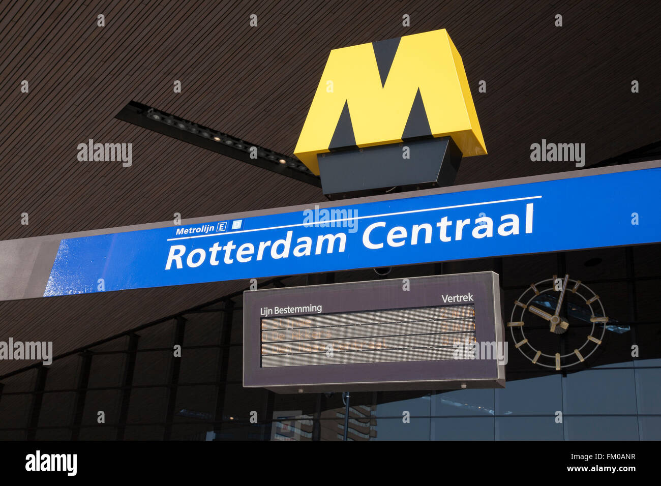 Rotterdam central metro station hi-res stock photography and images - Alamy