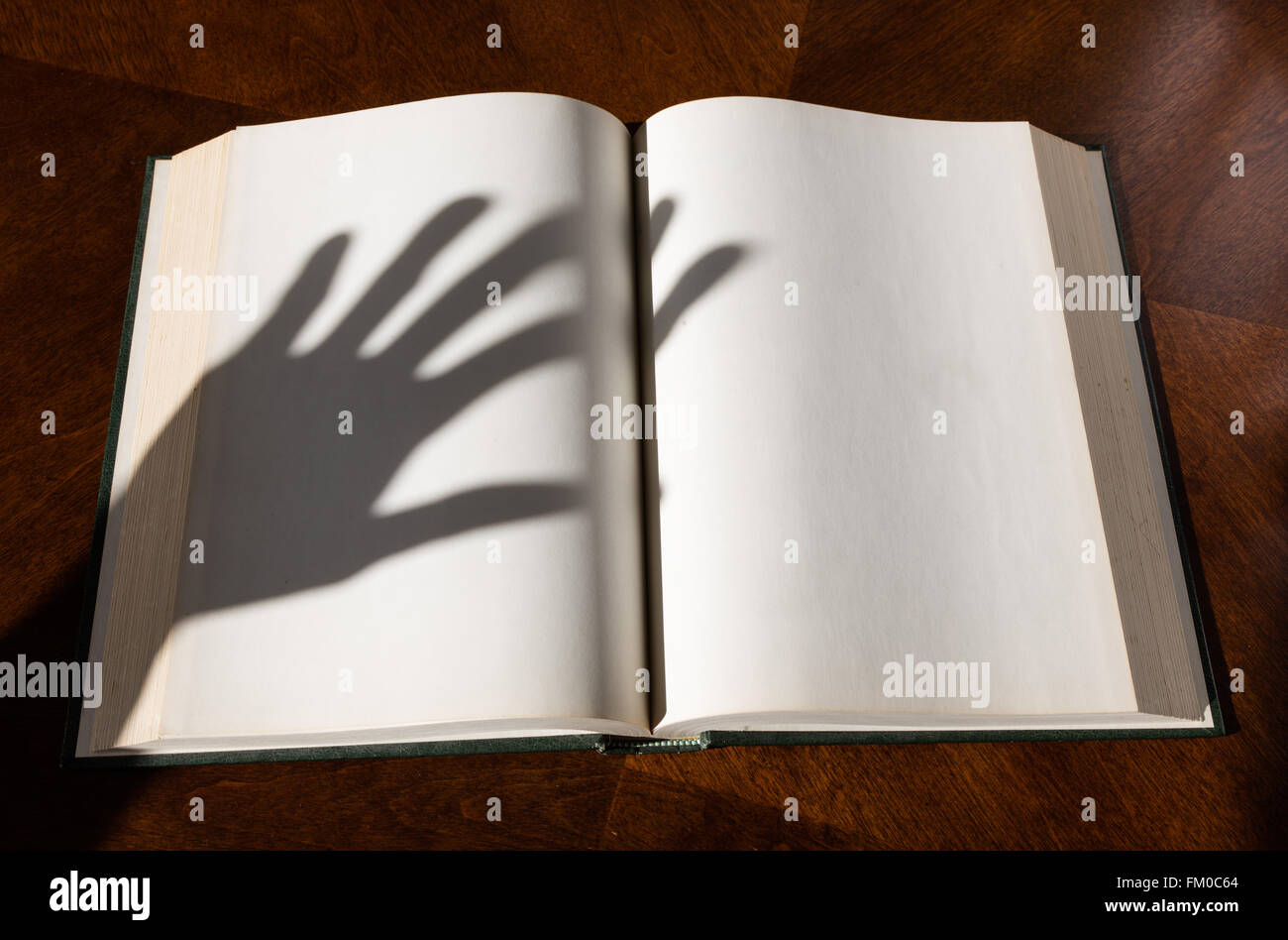 White book shadow hi-res stock photography and images - Alamy