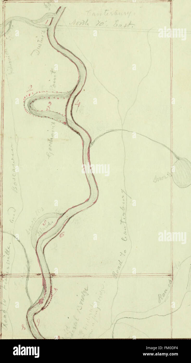 Map of merrimack river hi-res stock photography and images - Alamy