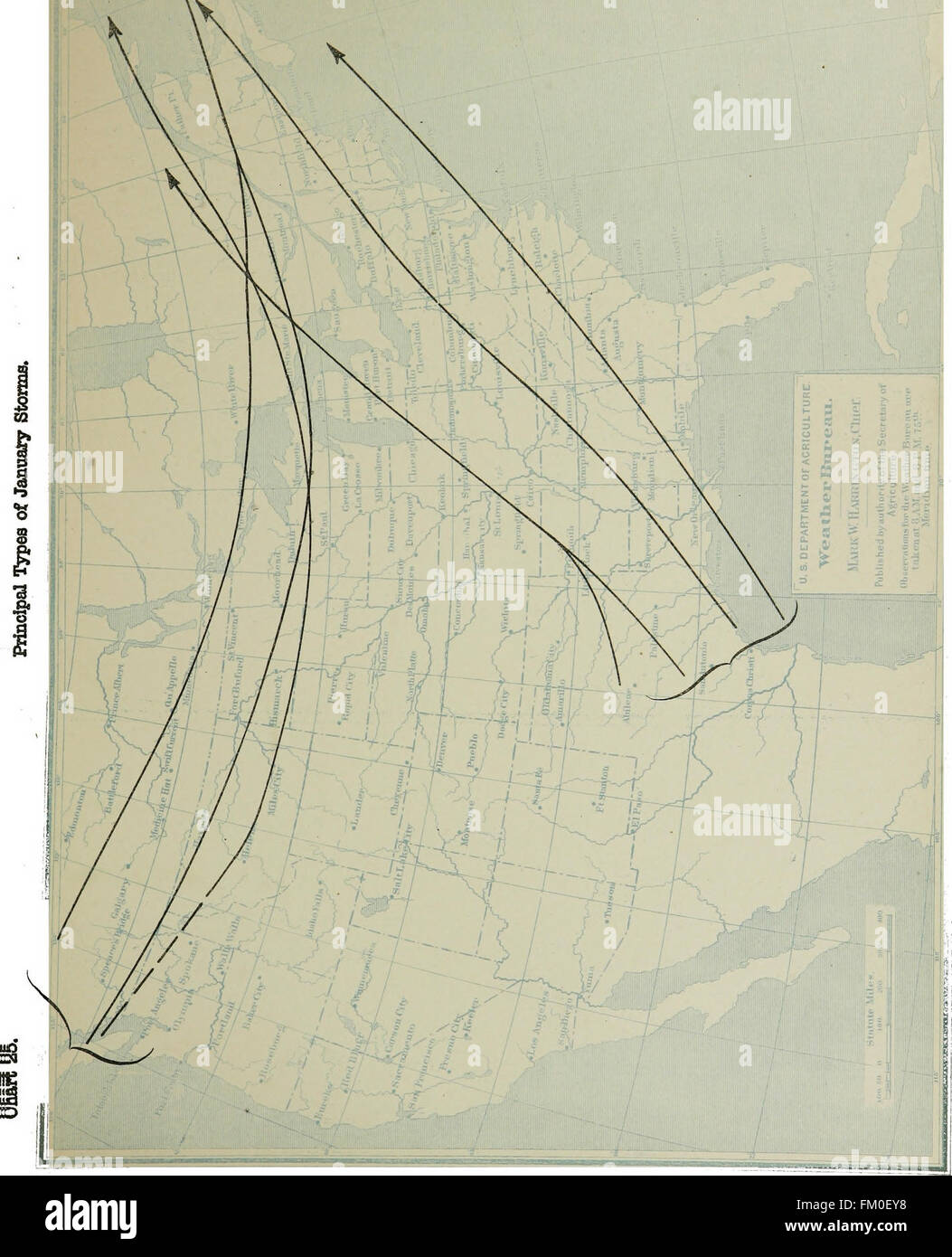 This 1895 study by weather experts analyzes various weather types and ...