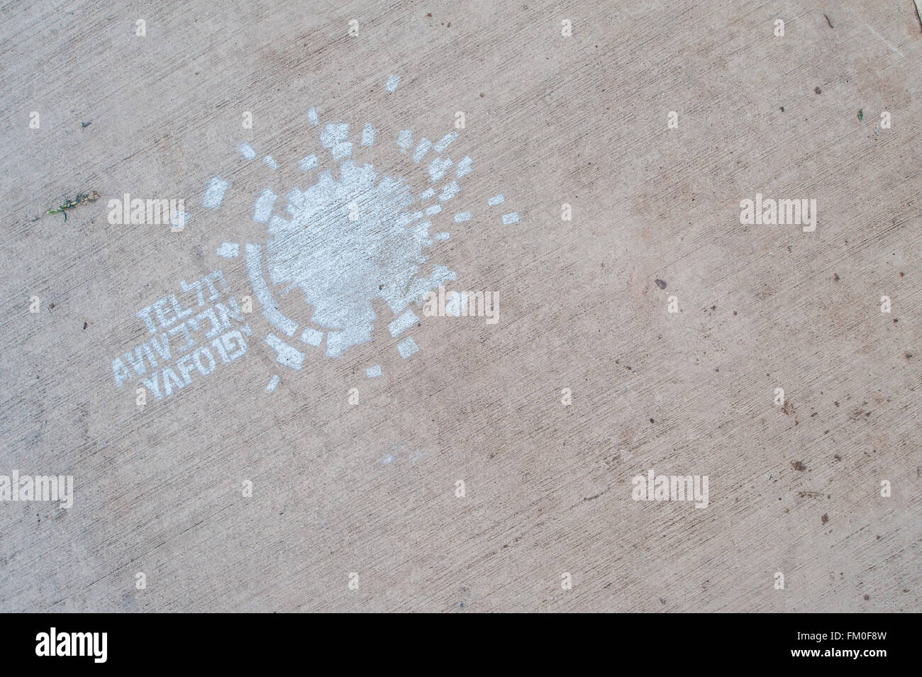 Israel, Tel Aviv, logo Stock Photo - Alamy