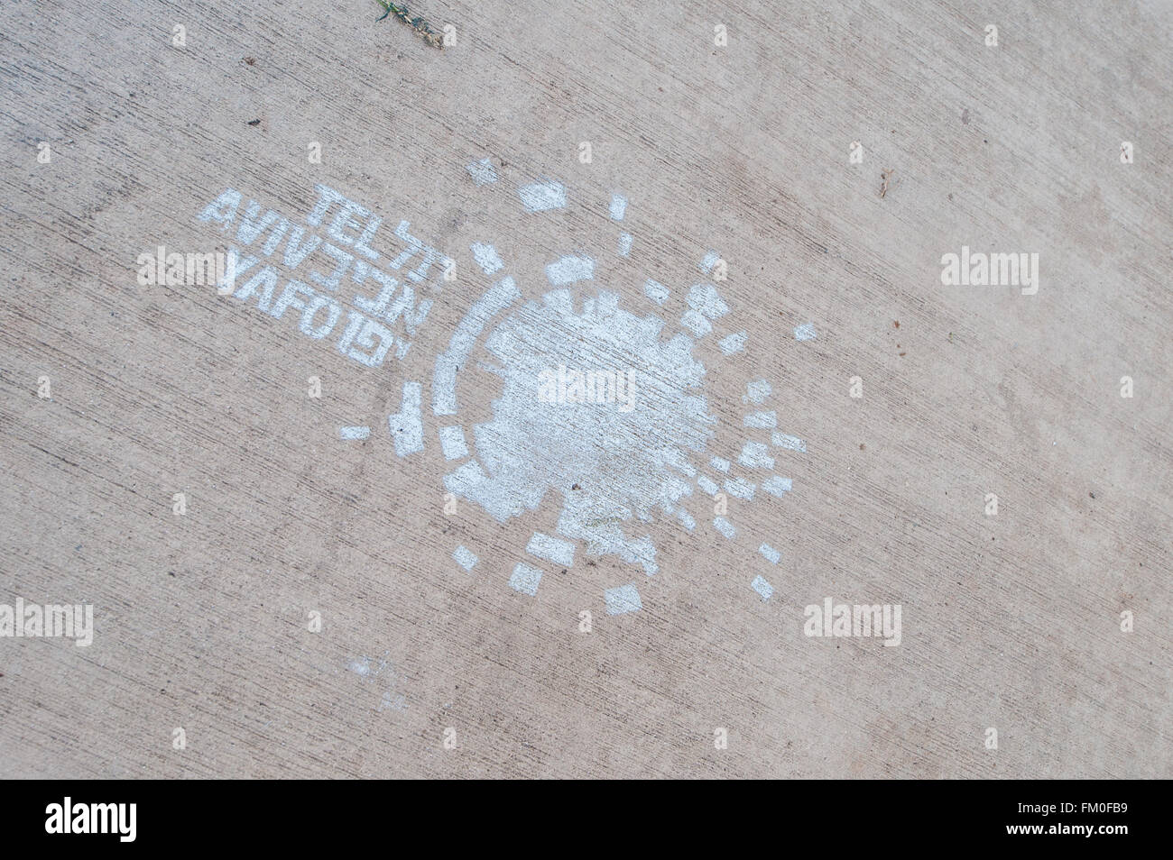 Israel, Tel Aviv, logo Stock Photo - Alamy