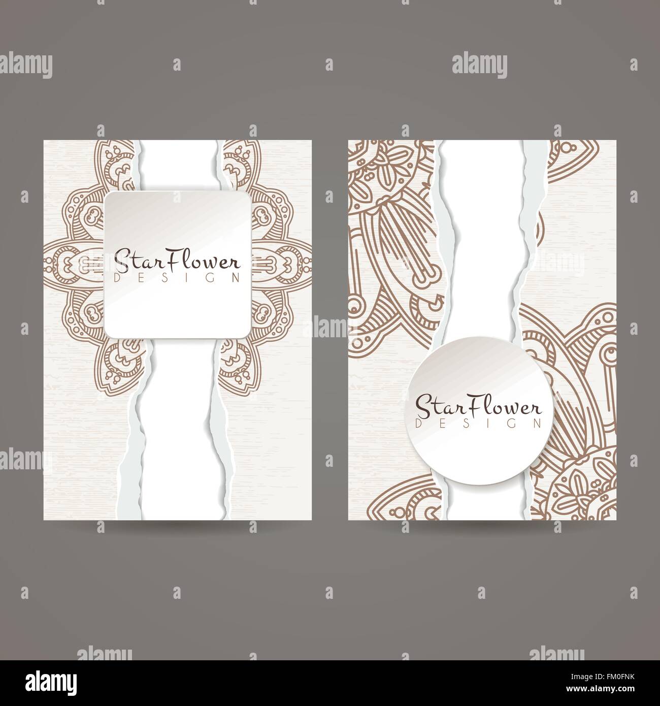 Vector paper leaflets in Stock Vector Images - Alamy