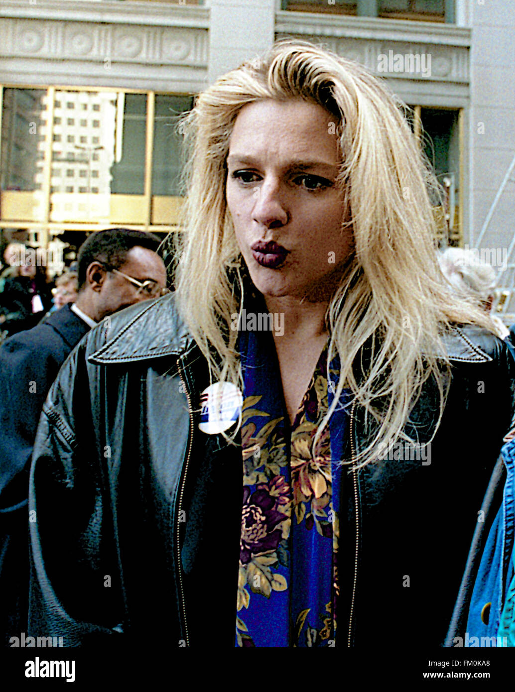 Chicago, Illinois, USA, 20th October, 1992 Eleanor Mondale at the ...
