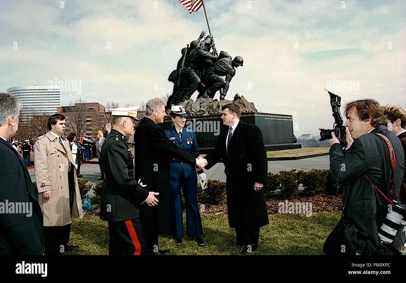 Arlington, Virginia, USA, 19th February, 1995 President William ...