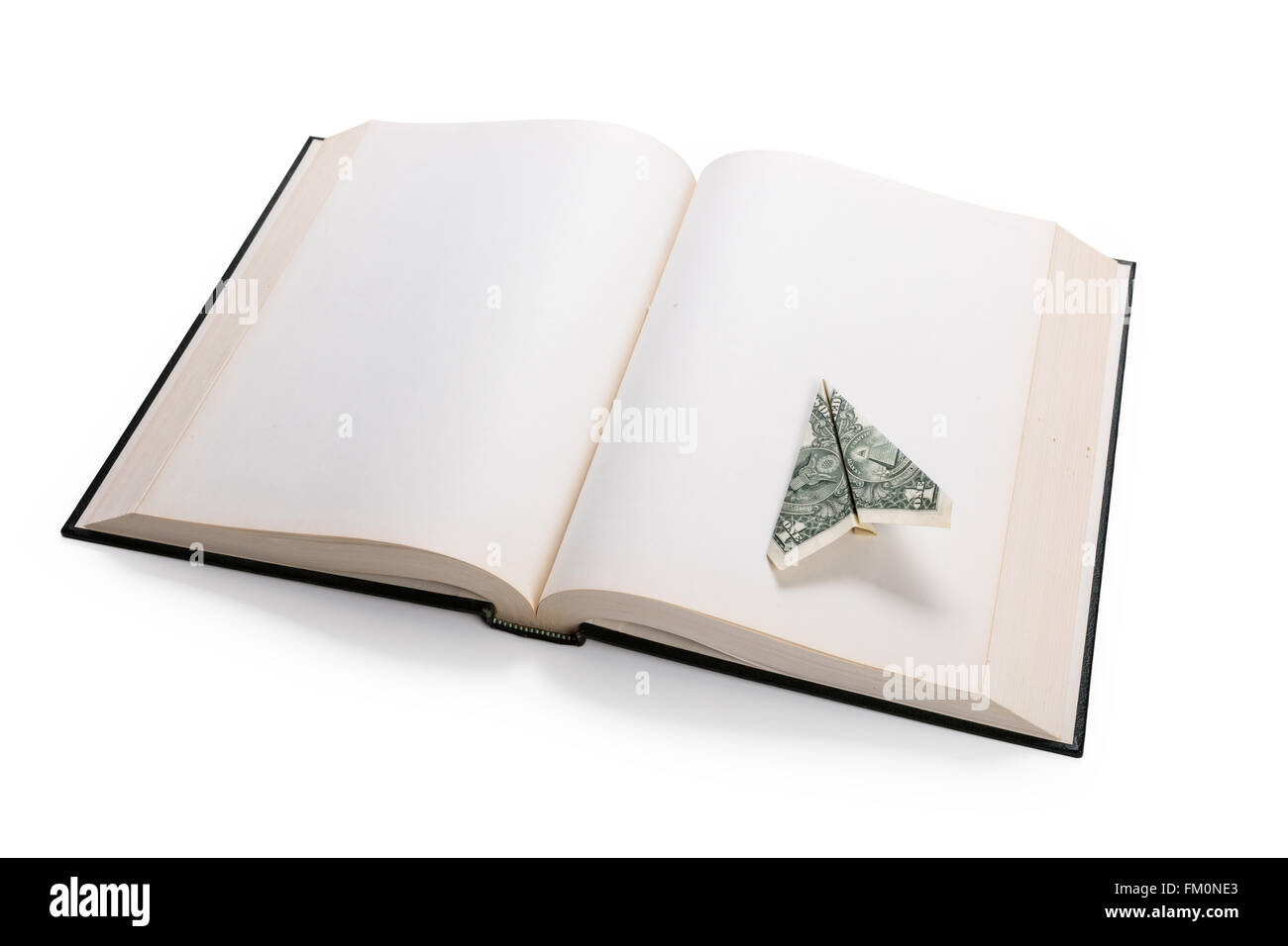 open book and us dollar, concept of business success Stock Photo - Alamy