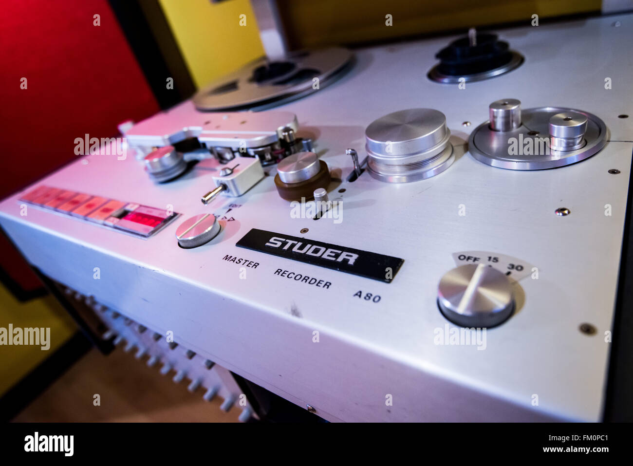 Studer reel to reel tape recording machine for music Stock Photo - Alamy