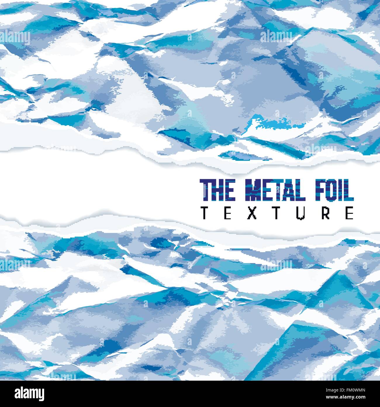 Vector background of crumpled torn paper with floral circular pattern ...