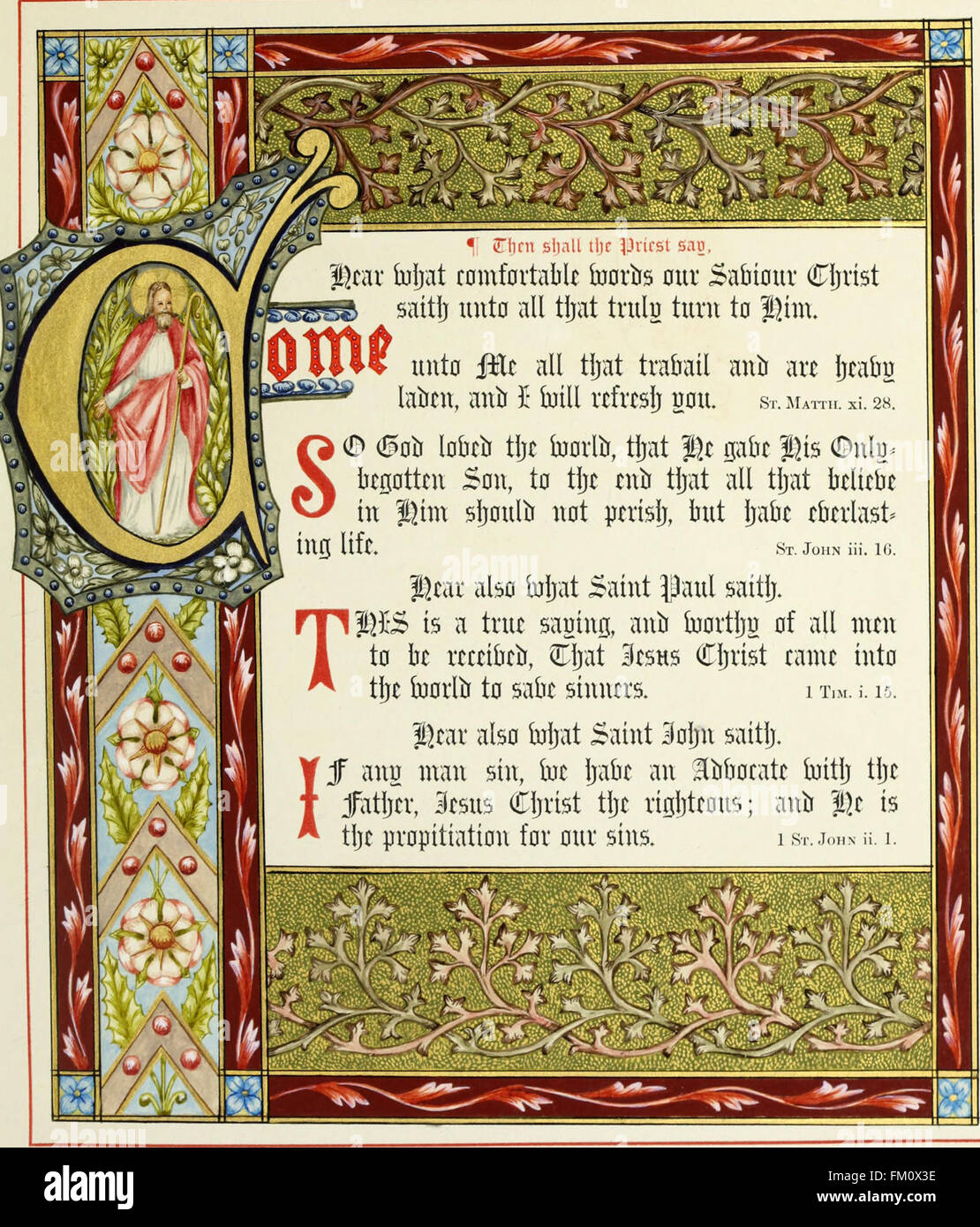 'The Holy Communion with the Collects' (1850) provides instructions and ...