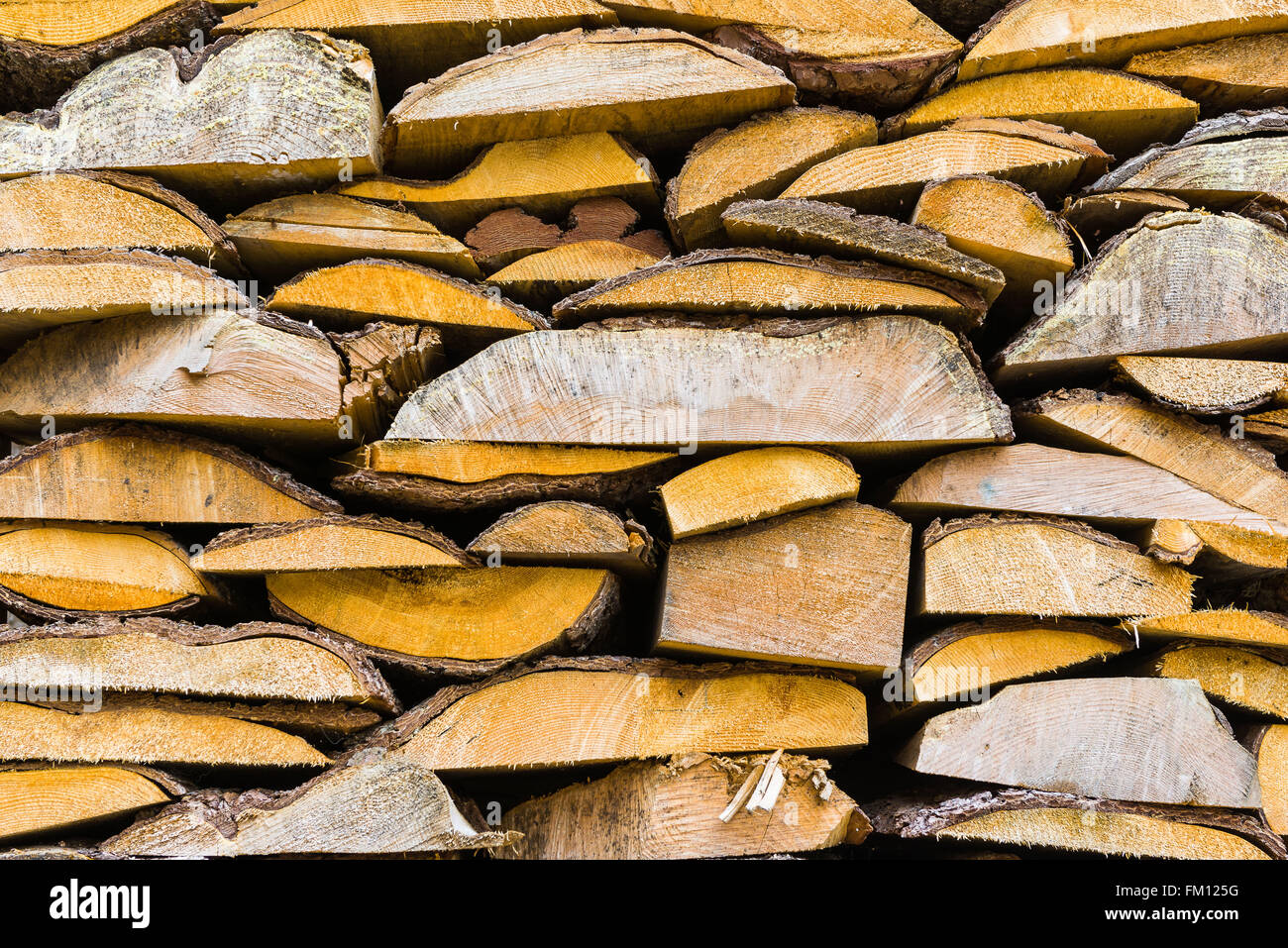 wood ready to be burned Stock Photo - Alamy